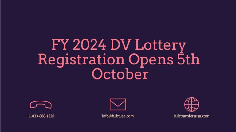 FY 2024 Diversity Visa Lottery Registration Opens 5th October 2022